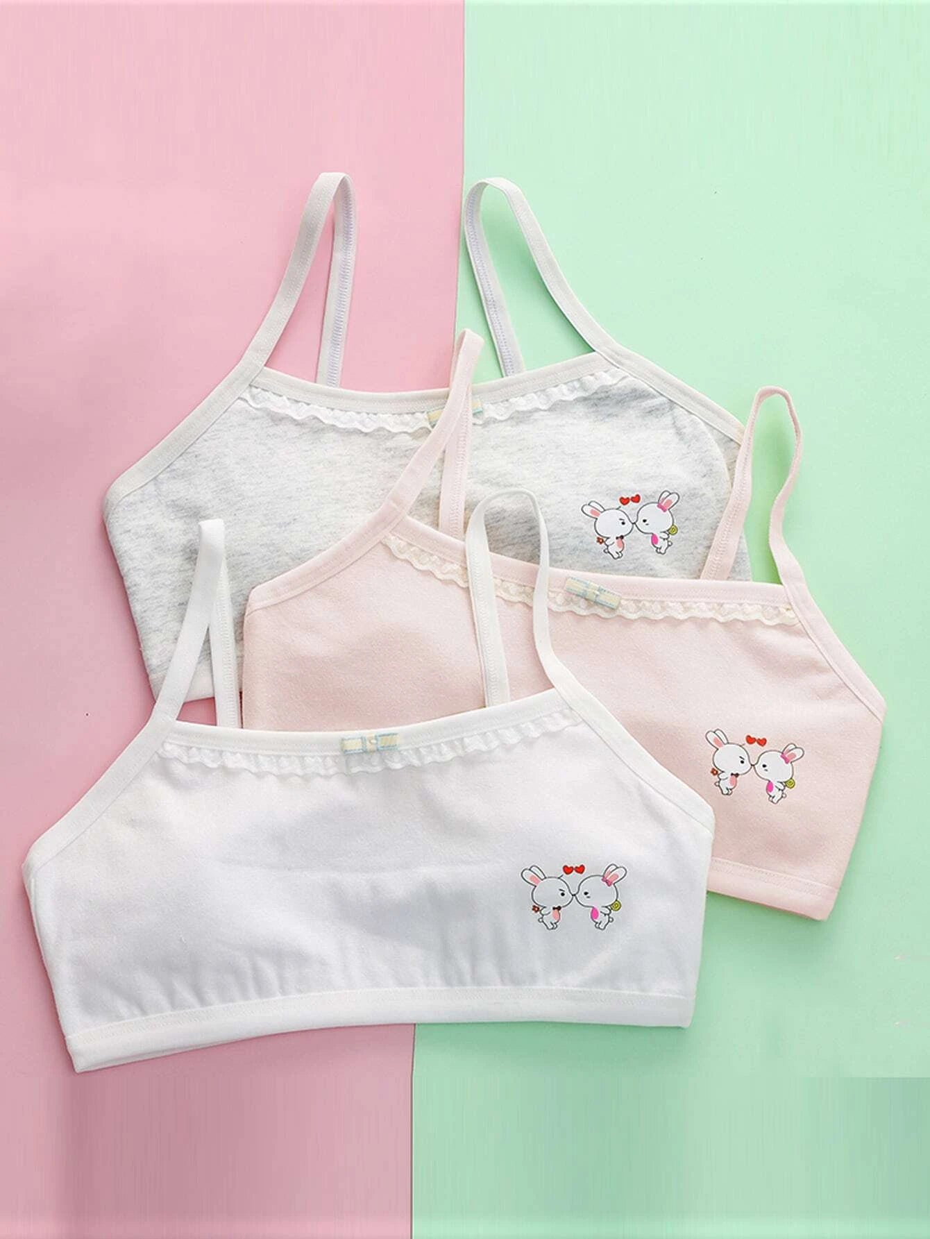 3pcs Tween Girls Wireless Bras – Mummy & Mee