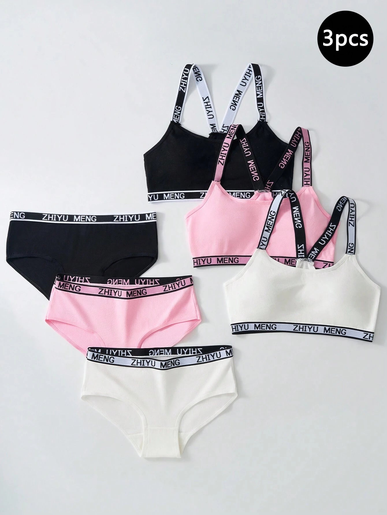 Tween Girls Minimalist Fashion Bra & Panty Set – Mummy & Mee